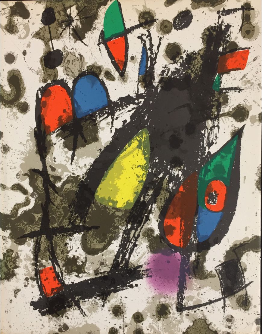 Joan Mirò Vente des oeuvres en ligne sur le site Deodato Arte