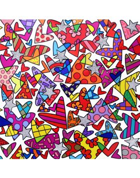 Romero Britto - Sam - Œuvre Signée en Edition Limitée