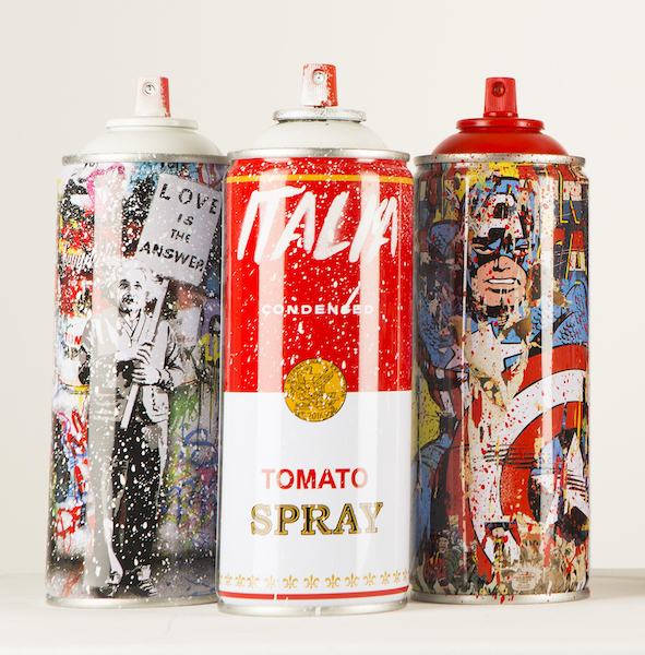 La bombe aérosol - Le symbole du street art devient une œuvre d'art